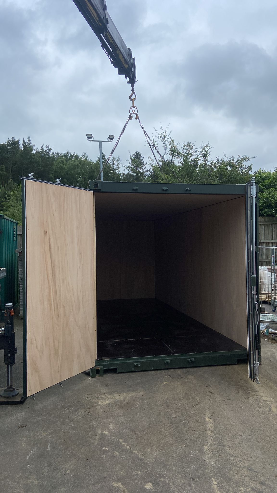 New 20' Ply Lined & Insulated Container Delivered to CenterParcs - Boxtor